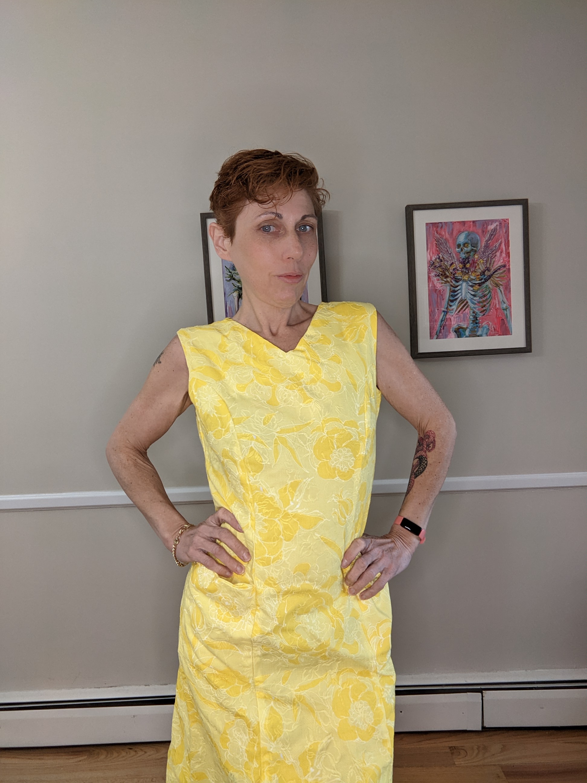 1960s Yellow Shift Dress! And It Has Pockets! - 20th Century Fox Vintage